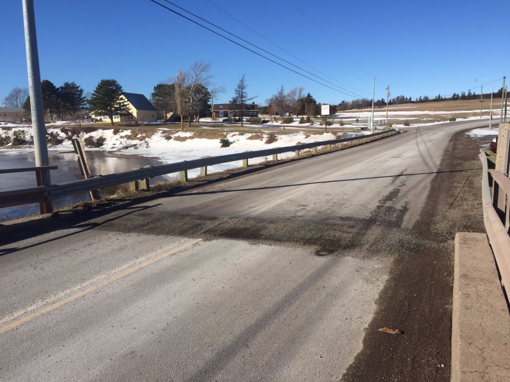 Seam on bridge has shifted causing large bump - Brad Trivers